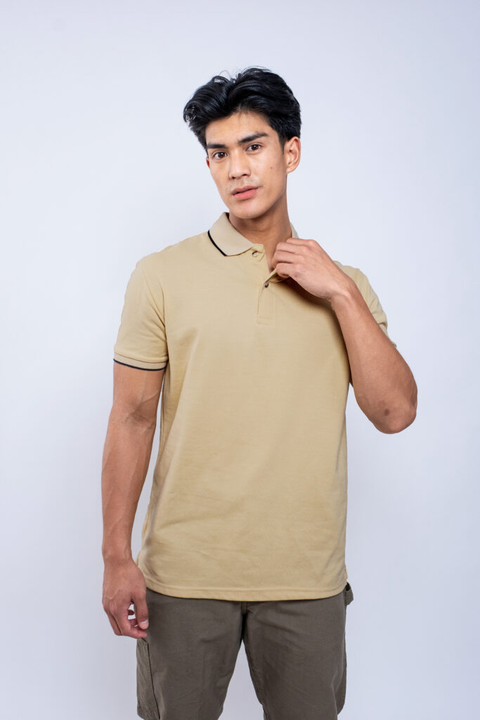 Mocca Line Polo Shirt for Sale Philippines