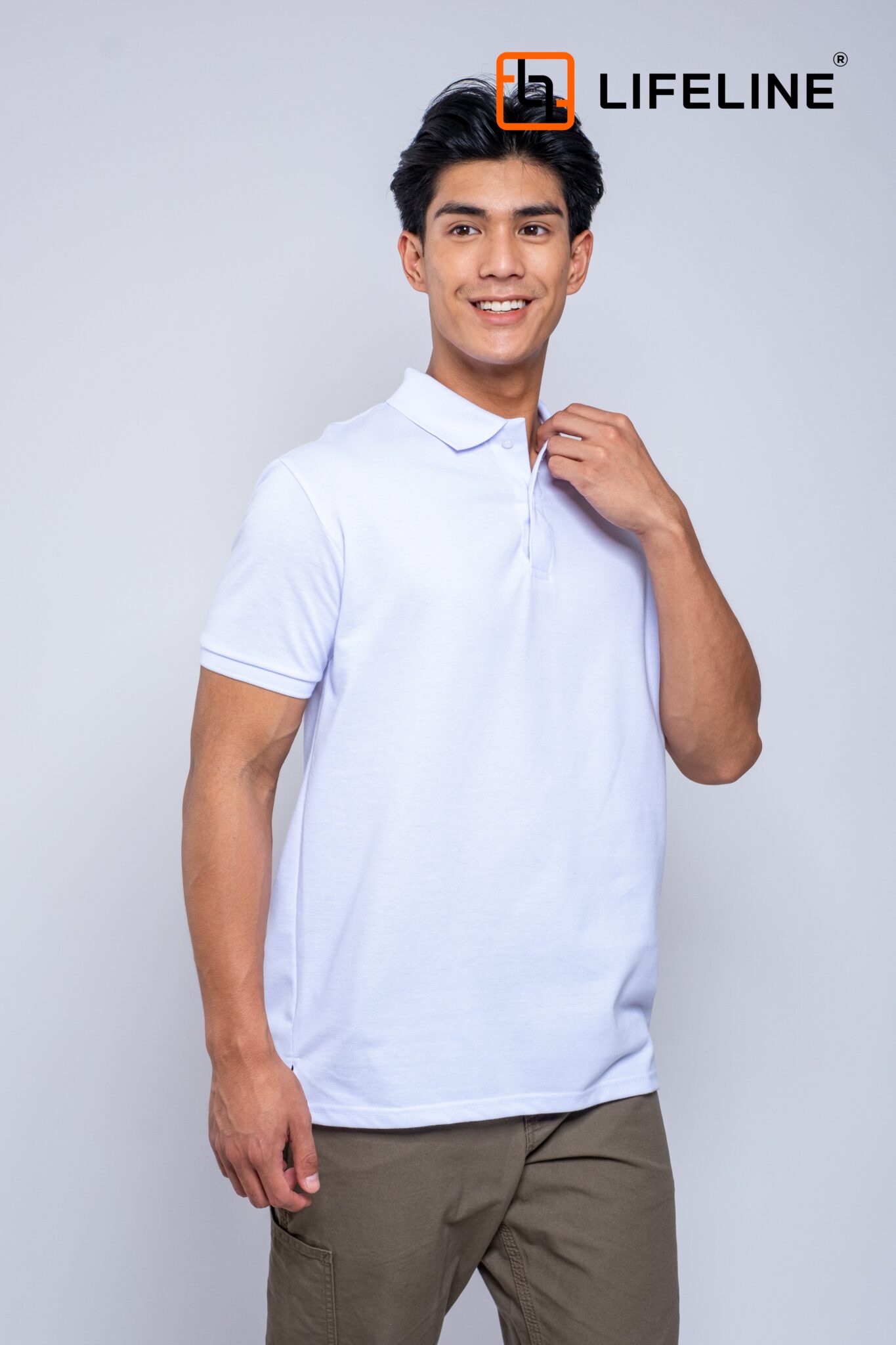 White Premium Plus Polo Shirt for Sale - Lifeline Shirts