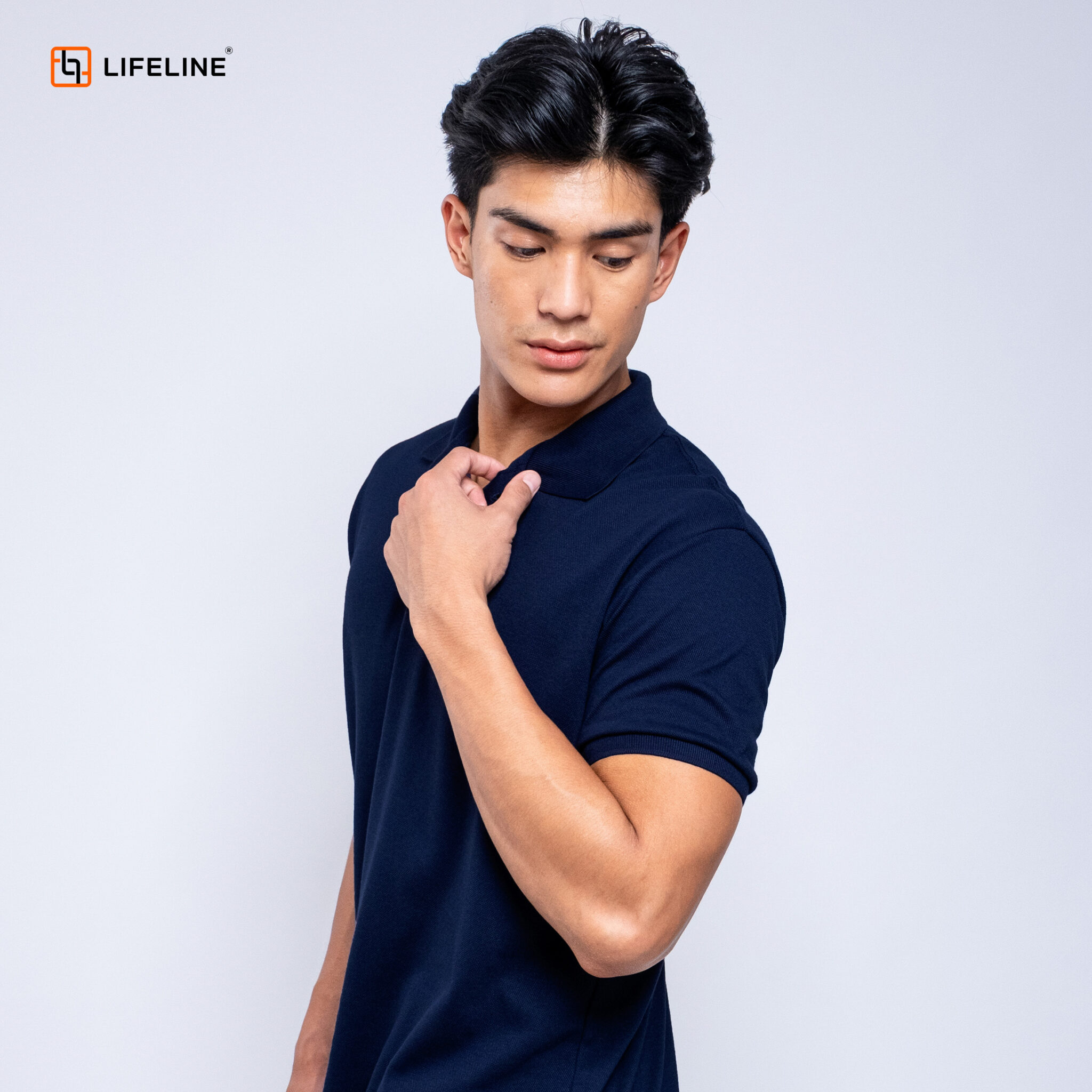 Navy Blue Premium Plus Polo Shirt for Sale - Lifeline Shirts
